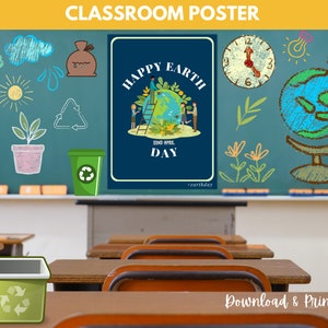 Earth Day Poster, World Earth Day, Classroom Poster, School Earth Day ...