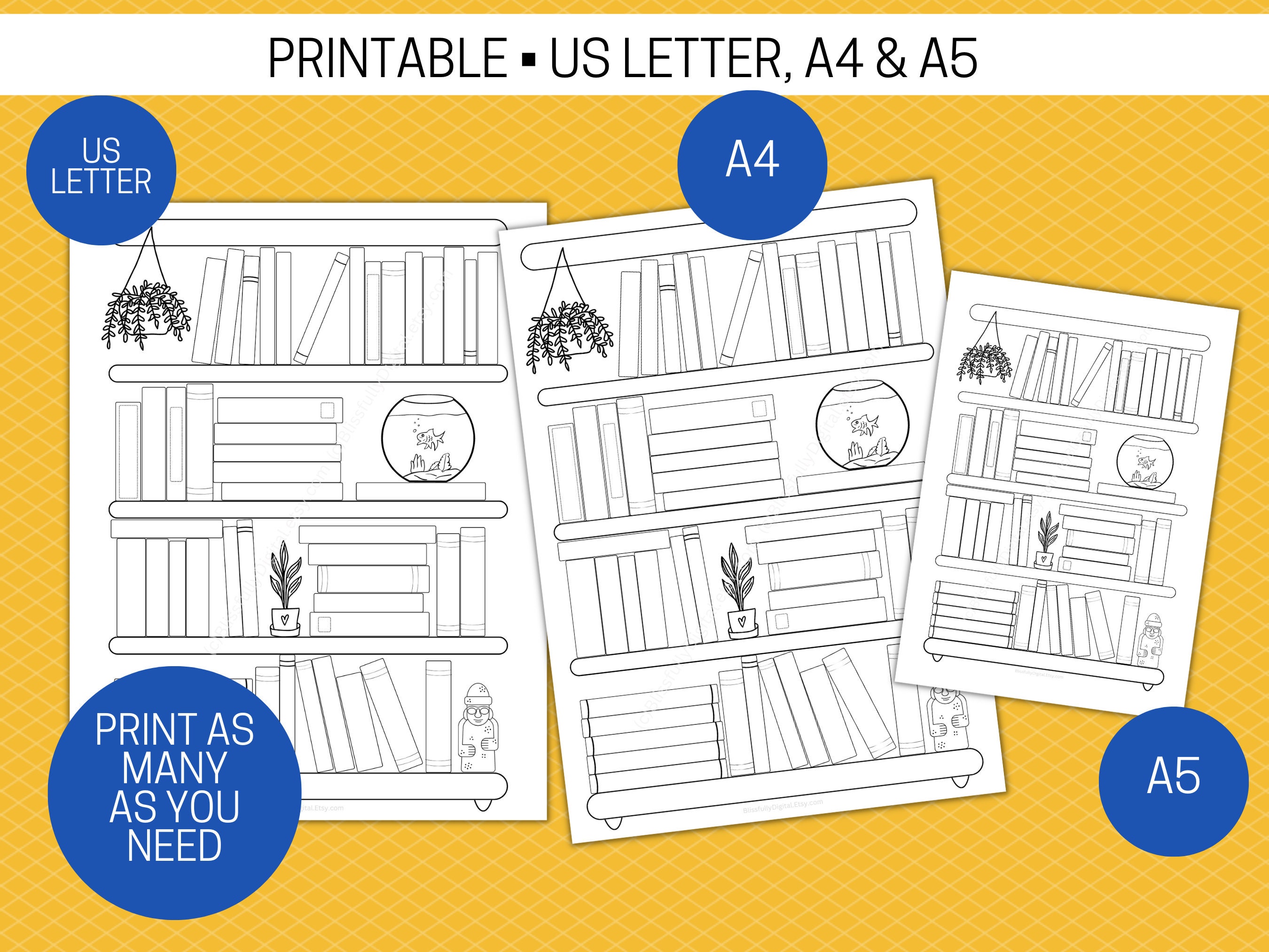 Reading Challenge Tracker, Printable Reading Record, Bookshelf Tracker ...