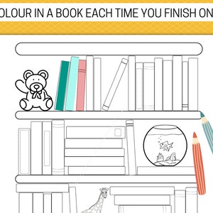 Reading Challenge Tracker, Printable Reading Record, Bookshelf Tracker ...