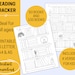 Reading Challenge Tracker, Printable Reading Record, Bookshelf Tracker ...