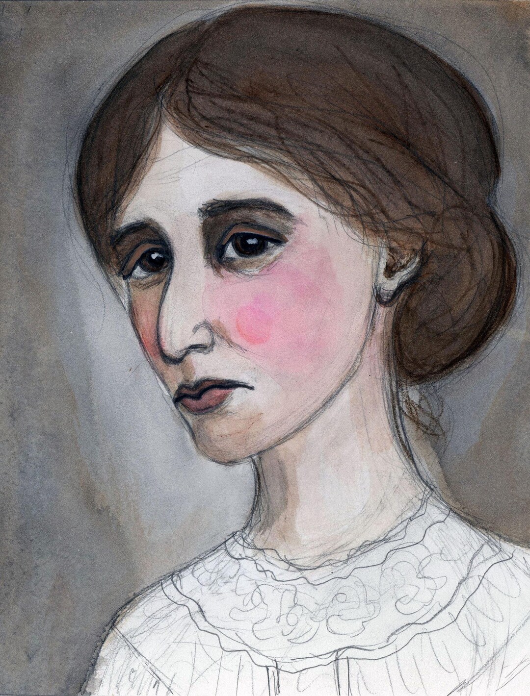 Virginia Woolf Art Print - Literary Portrait - Feminist Writer ...