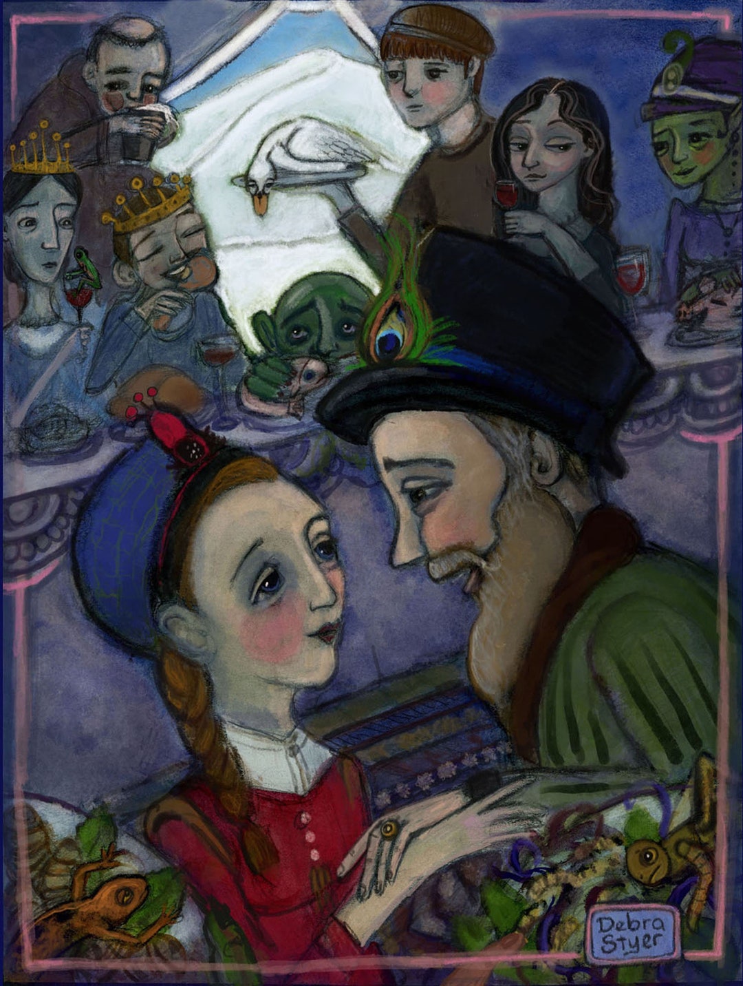 The Elfin Mound Illustration, Hans Christian Andersen Art Print, Danish ...