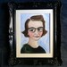 Flannery O'connor Art Print, Literary Portrait (6x8) Southern Gothic ...