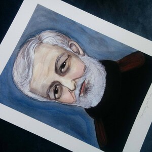 Ernest Hemingway Art Print, Writers Portrait (6x8) Literary Art - Etsy