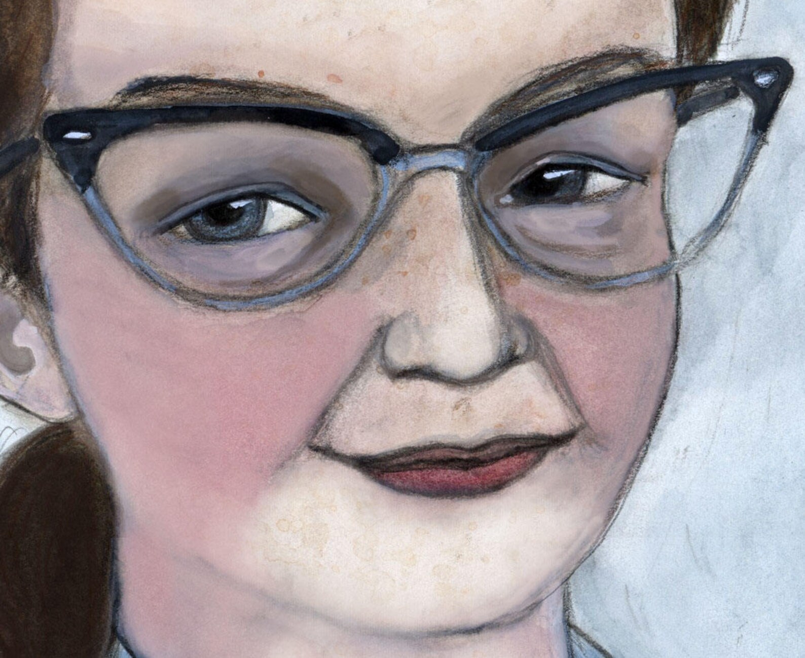 Shirley Jackson Art Print Literary Portrait the Haunting of | Etsy