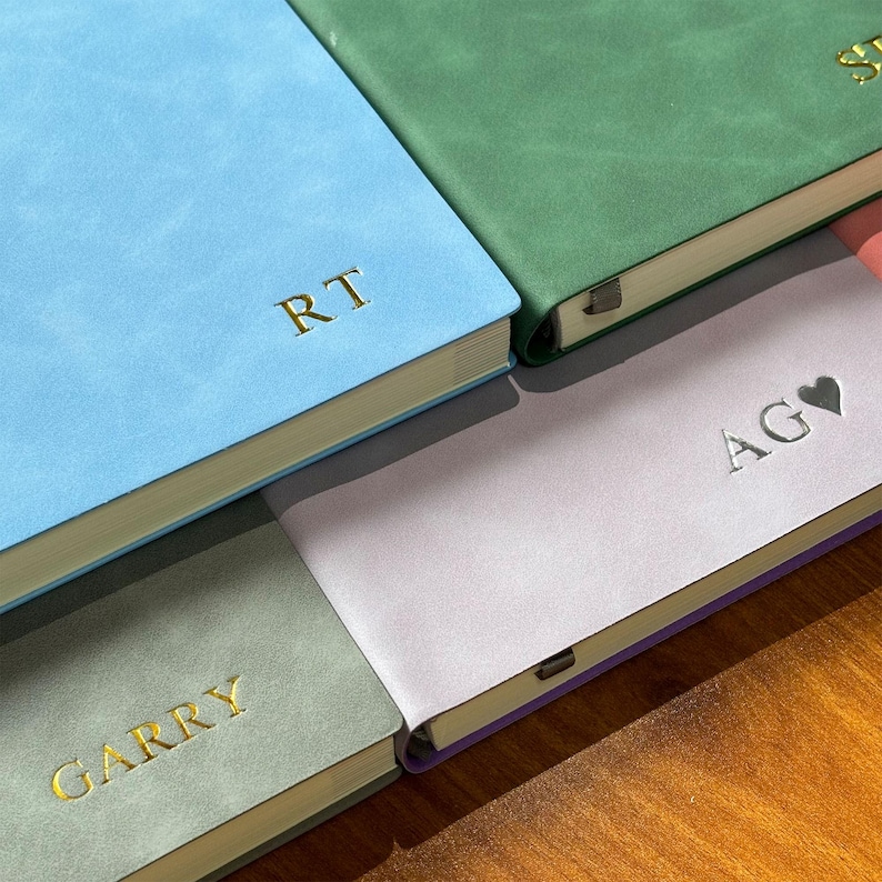 Personalized Embossed Planner, Daily Planner 2026, Custom Daily ...