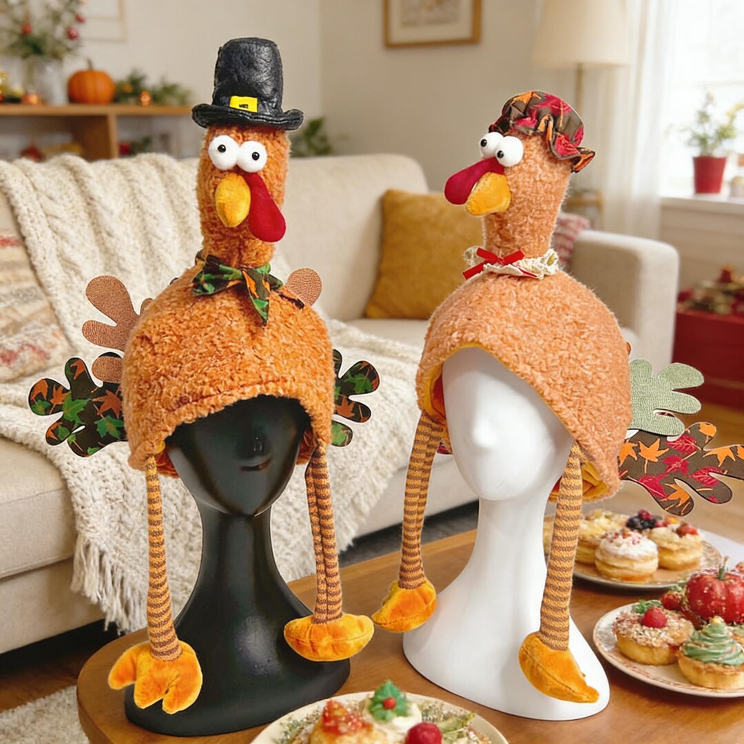 Funny Turkey Hat, Thanksgiving Costume Headwear, Novelty Holiday Party ...