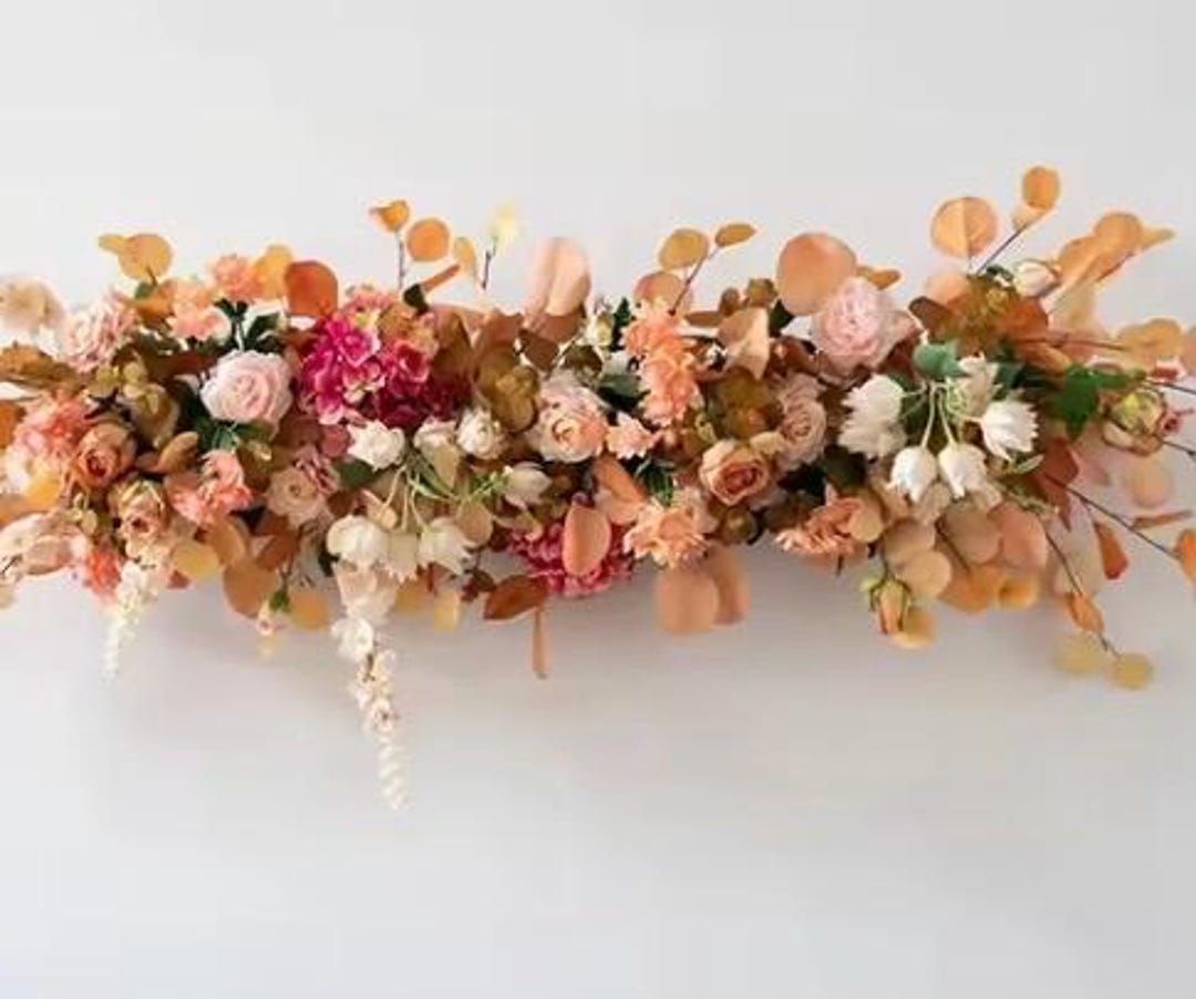 60cm Artificial Flower Wall Arrangement: Wedding & Party Decor - Etsy