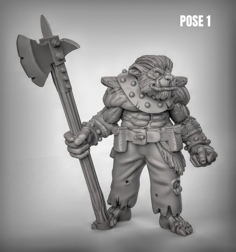 Bugbears W Halberds 3D Printed Duncan Shadow Louca Models - Etsy