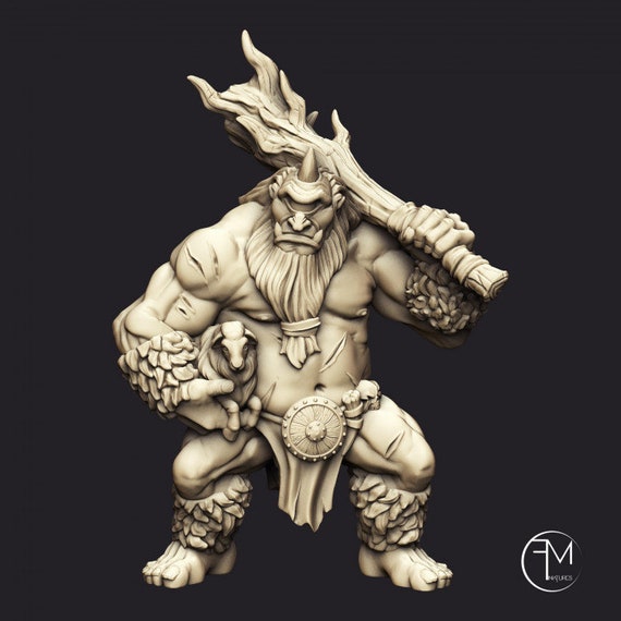 Cyclops Miniature 3d Printed Amazons Model - Etsy India