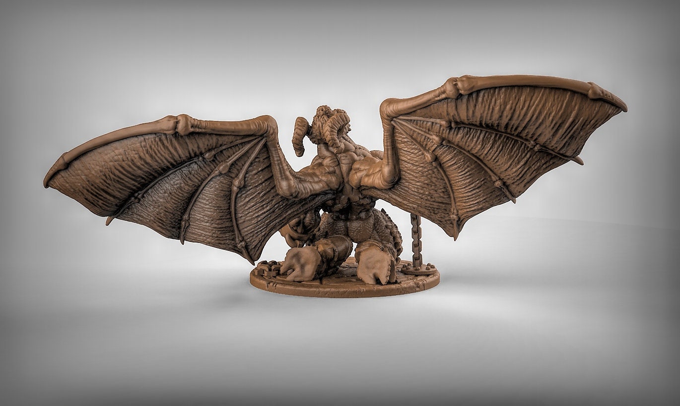 Huge Chained Balor Miniature 3D Printed Duncan Shadow Louca | Etsy