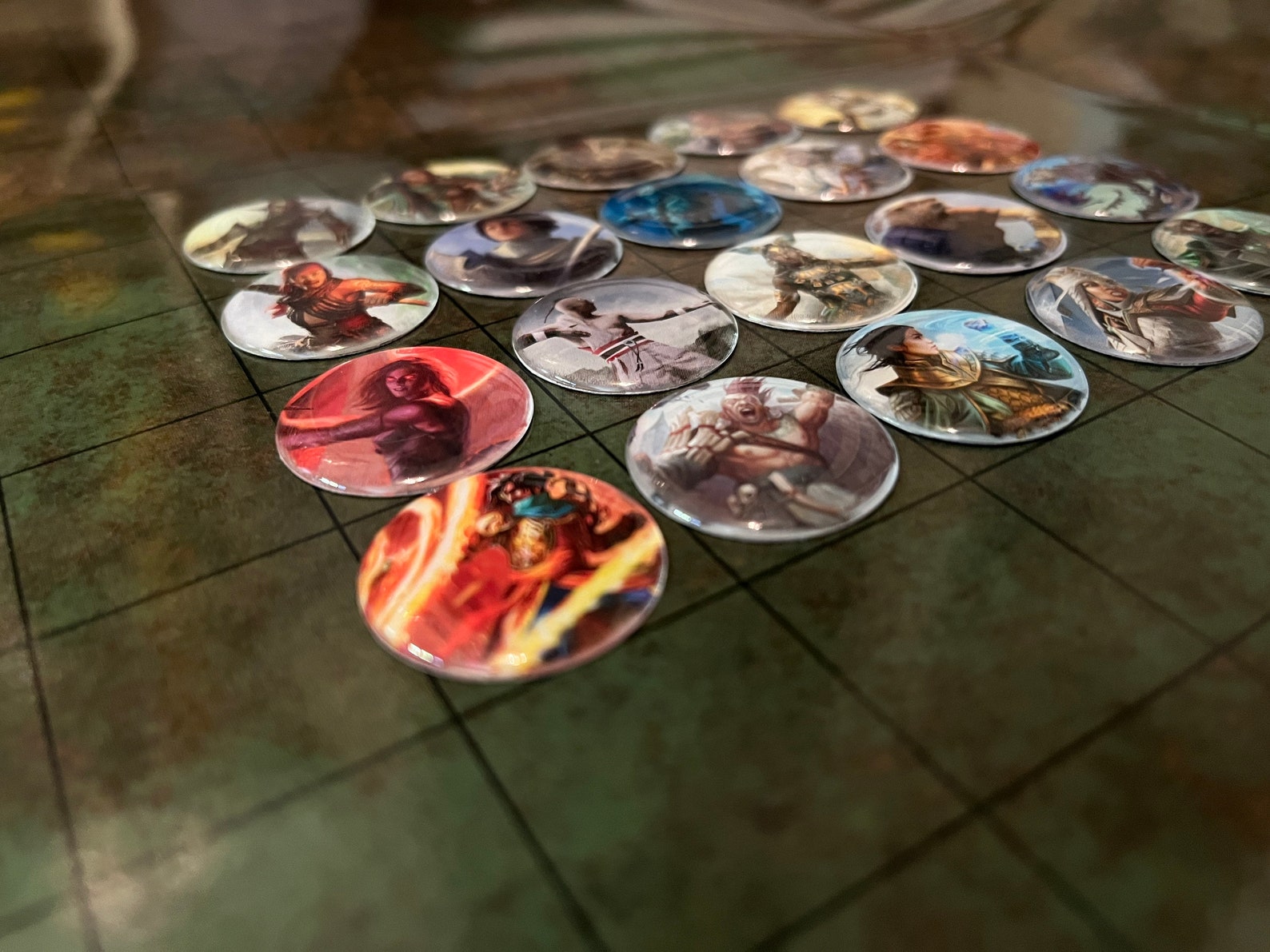 20 Tabletop RPG Pcs / Npcs Tokens Flat Miniatures for - Etsy