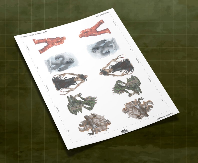 2D Tent Miniatures 2 Size large DIY - Etsy