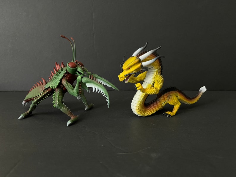 Manda & Kamacuras "godzilla: Doom Island" Kaiju 3D Printed and Painted ...