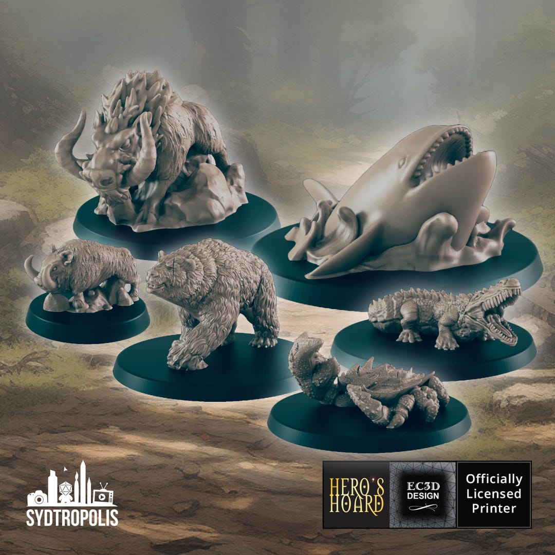 Beasts (boar, Bear, Crocodile, Dire Boar, Dire Crab, Killer Whale ...