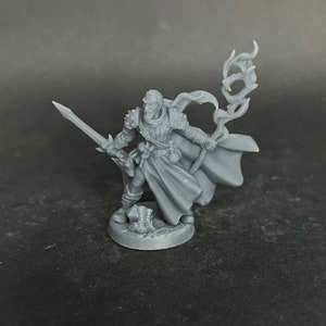 Wappellious Spellbrush Human Warlock Miniature 3D Printed - Etsy