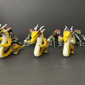Manda & Kamacuras "godzilla: Doom Island" Kaiju 3D Printed and Painted ...