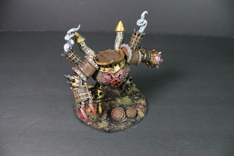 Sparksoot Scrap Golem & Goblin - Hand Painted 3D Printed Artisan Guild ...