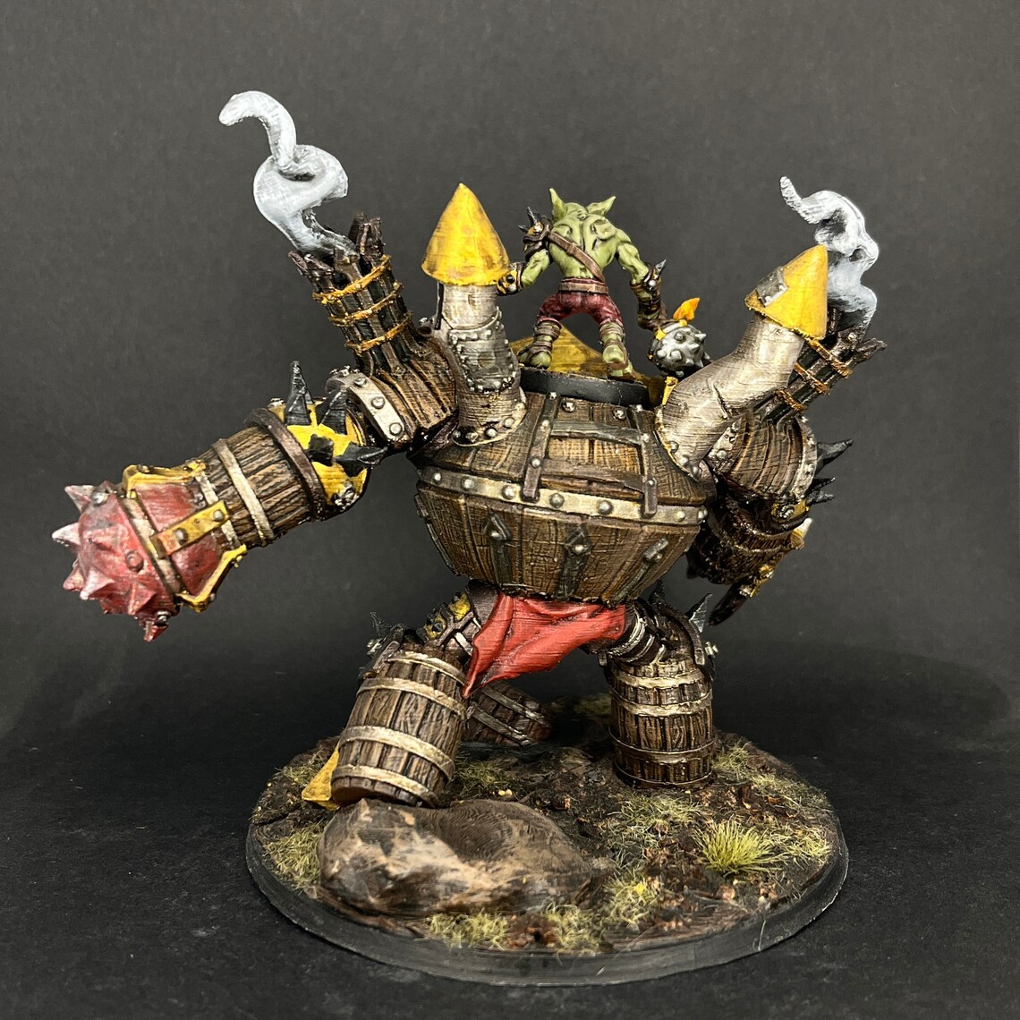 Sparksoot Scrap Golem & Goblin - Hand Painted 3D Printed Artisan Guild ...