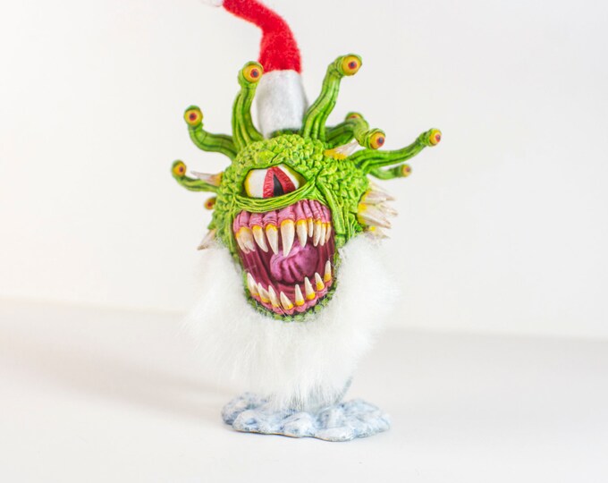 Santa Beholder - Hand Painted Miniature - Etsy