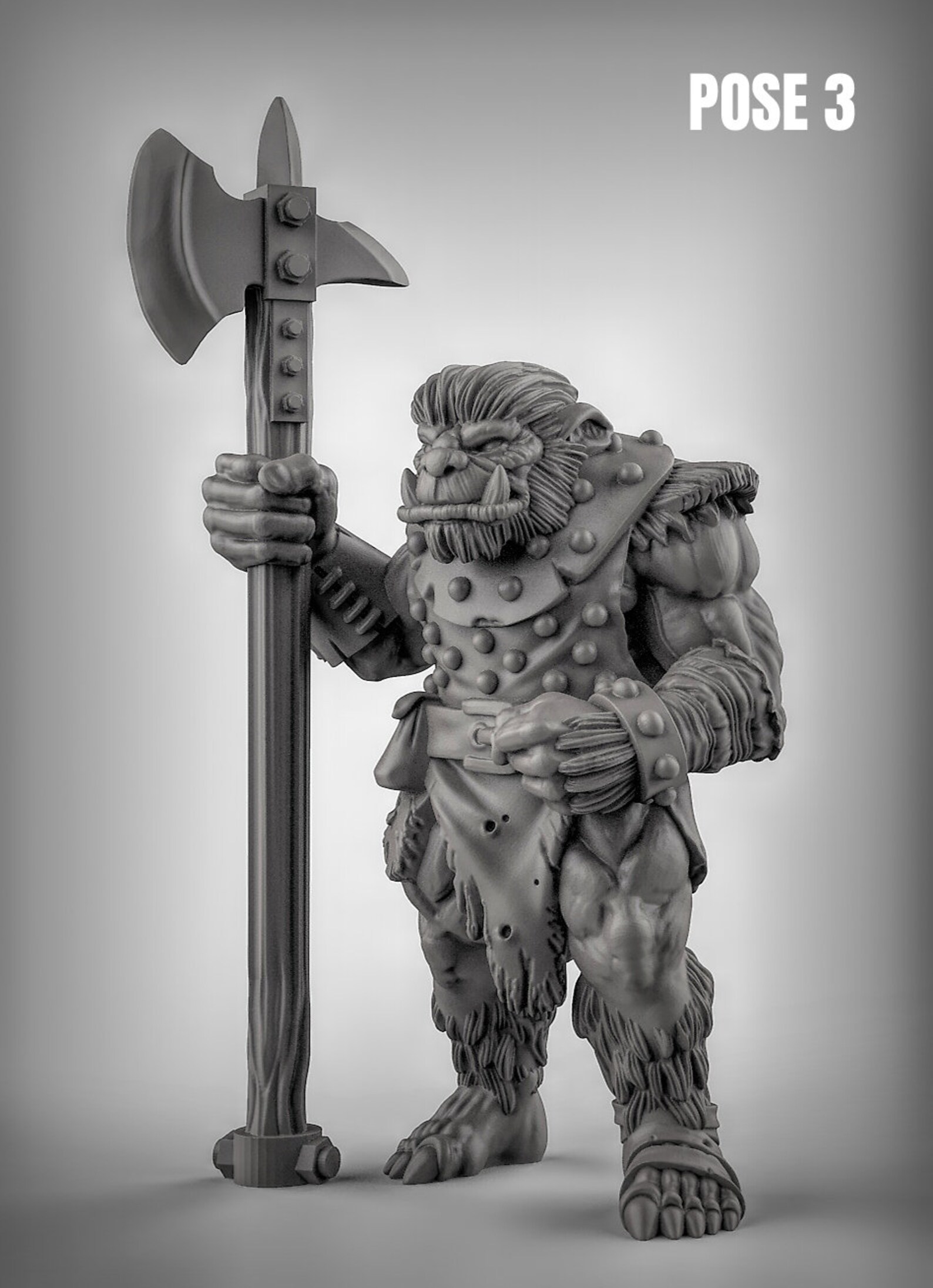 Bugbears W Halberds 3D Printed Duncan Shadow Louca Models - Etsy