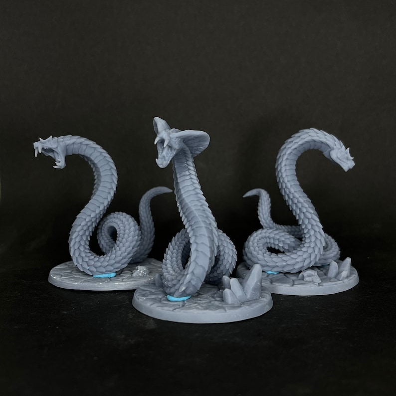 Giant Snakes Miniatures - 3D Printed Artisan Guild Model - Etsy