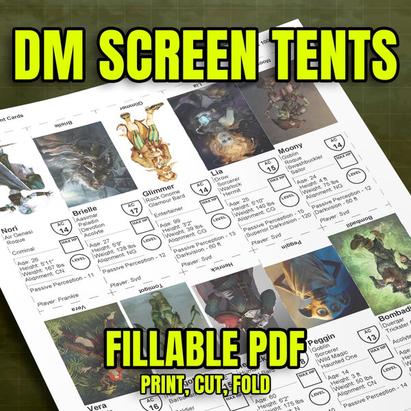 Dm Screen - Etsy