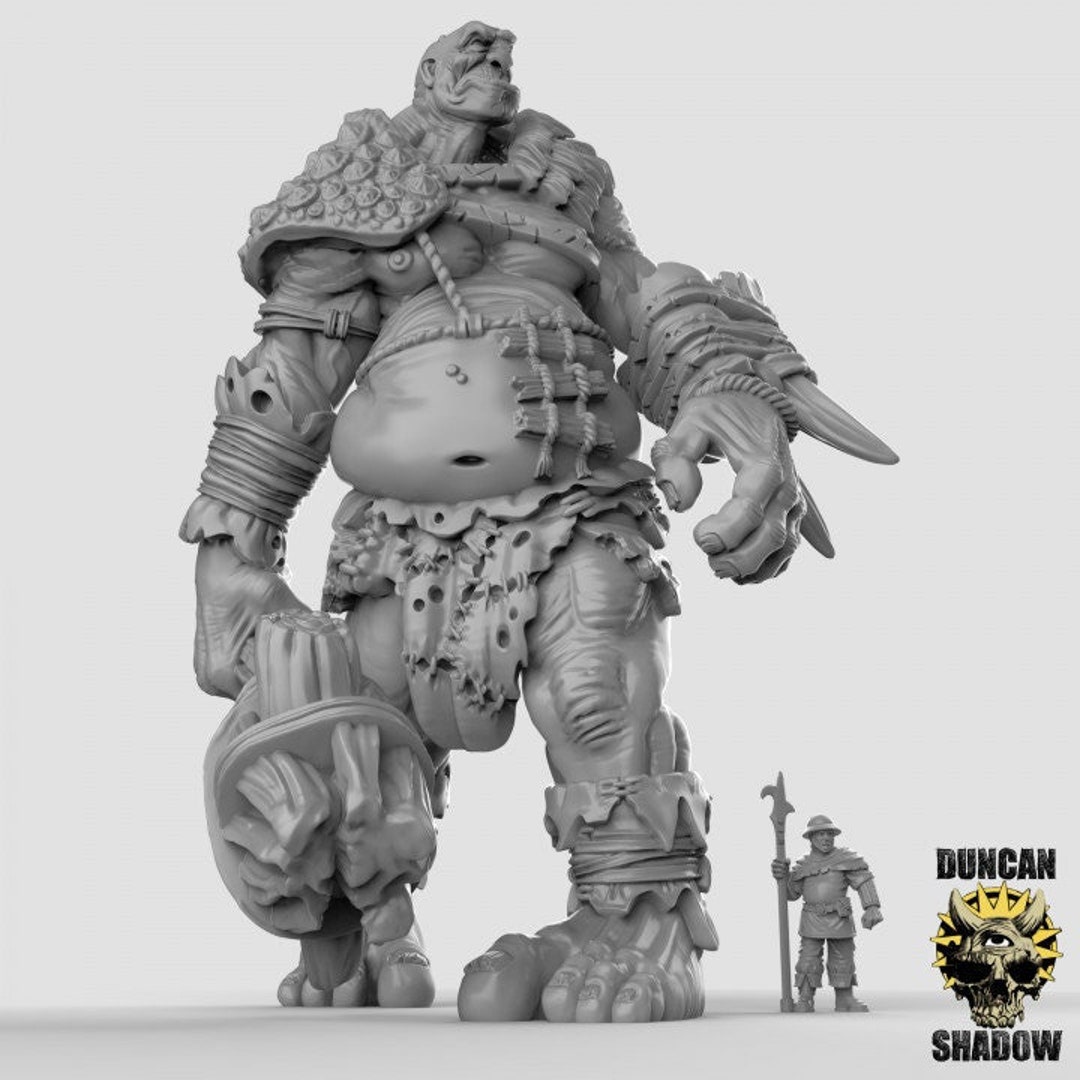 Titan Behemoth #1 Miniature - 3D Printed Duncan Shadow Louca Model - Etsy