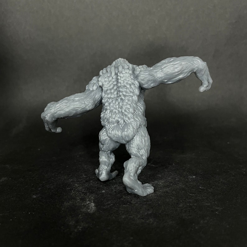Yeti Miniature 3D Printed Model by Brayan Nafarrate - Etsy