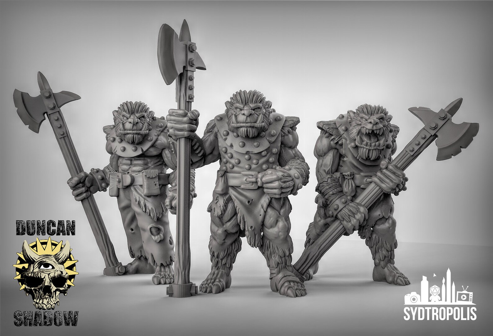 Bugbears W Halberds 3D Printed Duncan Shadow Louca Models - Etsy
