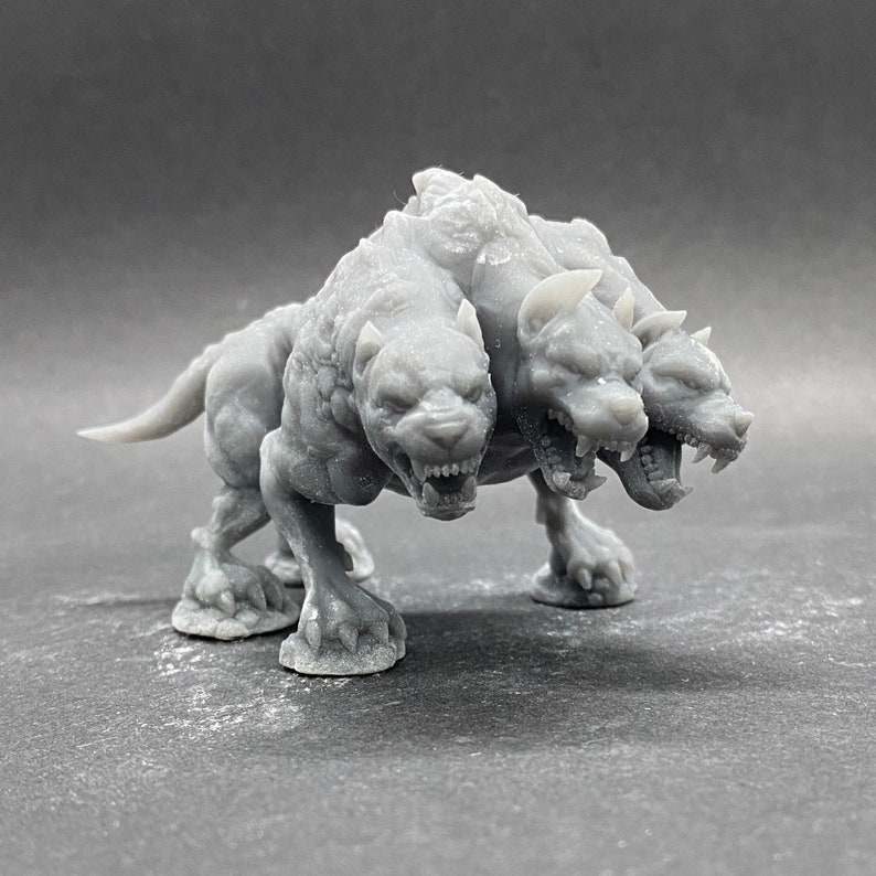 Cerberus Miniature 3D Printed Model by Brayan Nafarrate - Etsy