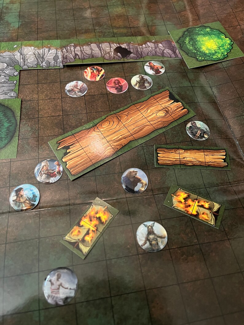 20 Tabletop RPG Pcs / Npcs Tokens Flat Miniatures for - Etsy