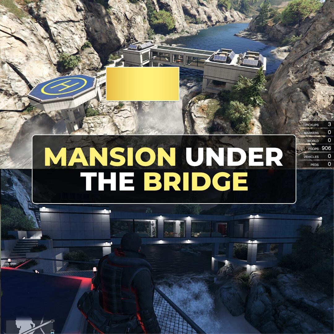 GTA V Mansion Under the Bridge MLO | Fivem Ready | Optimized | GTARP ...