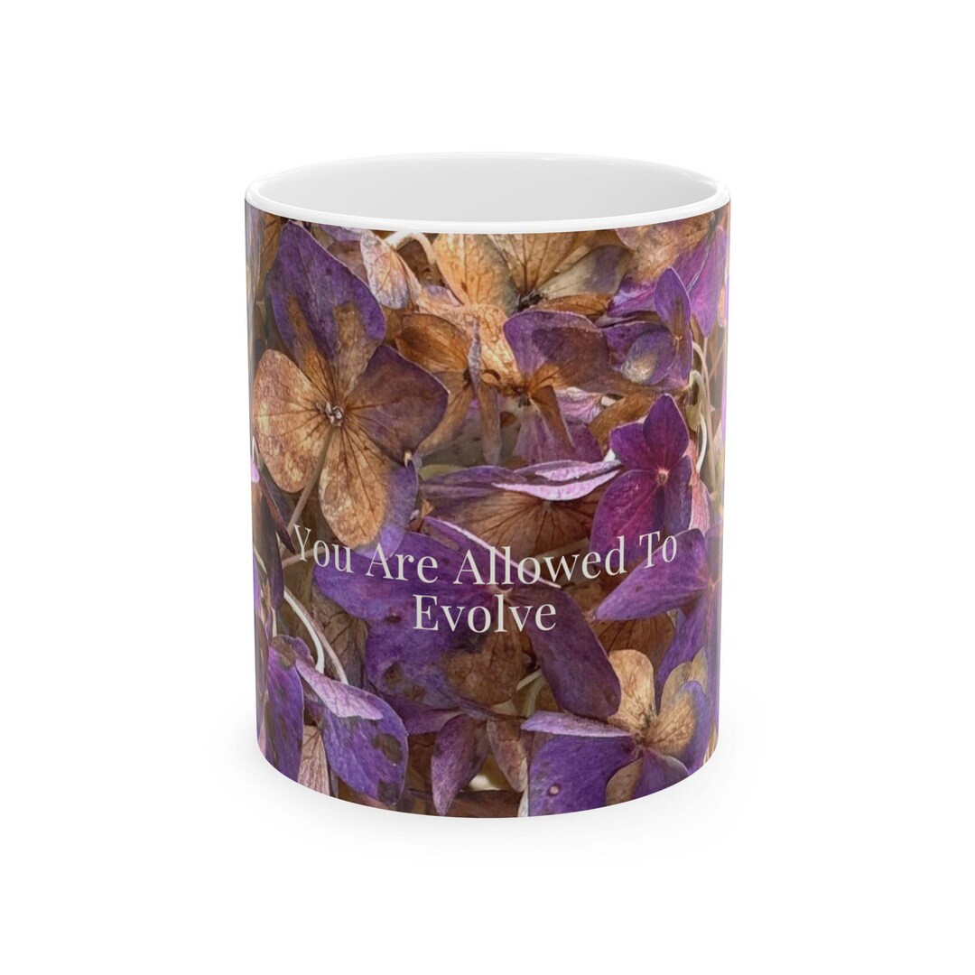 You Are Allowed to Evolve Mug | Self Care Affirmation Mug | Personal ...