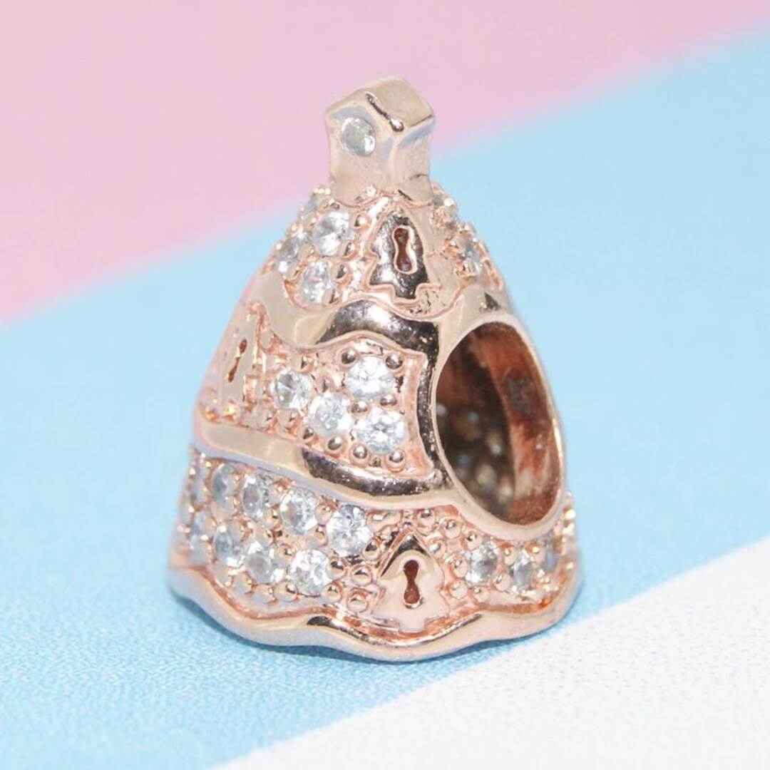 Pandora Rose Gold Christmas Tree Charm Bead - Etsy