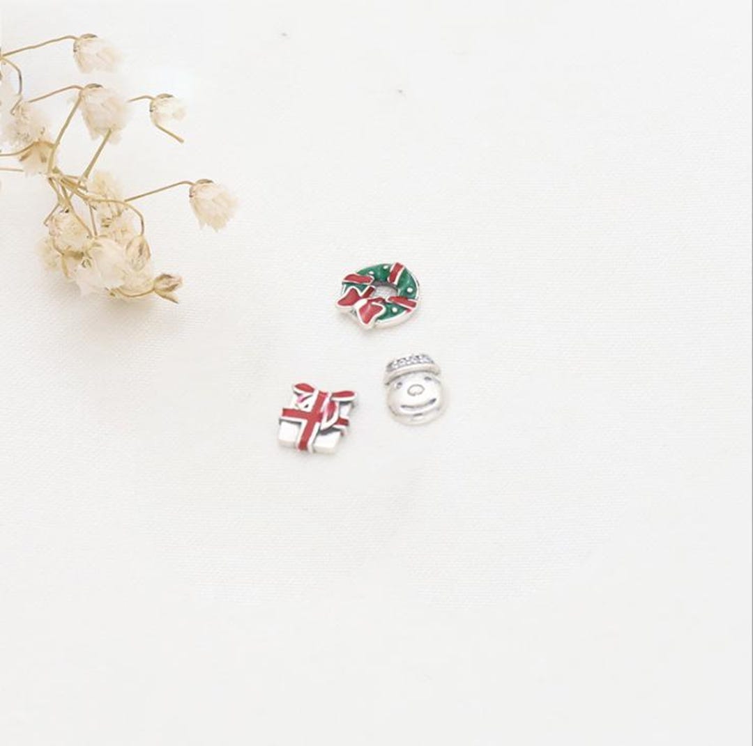 Pandora Sterling Silver Snowman Gift Petite Locket Charms Set - Etsy