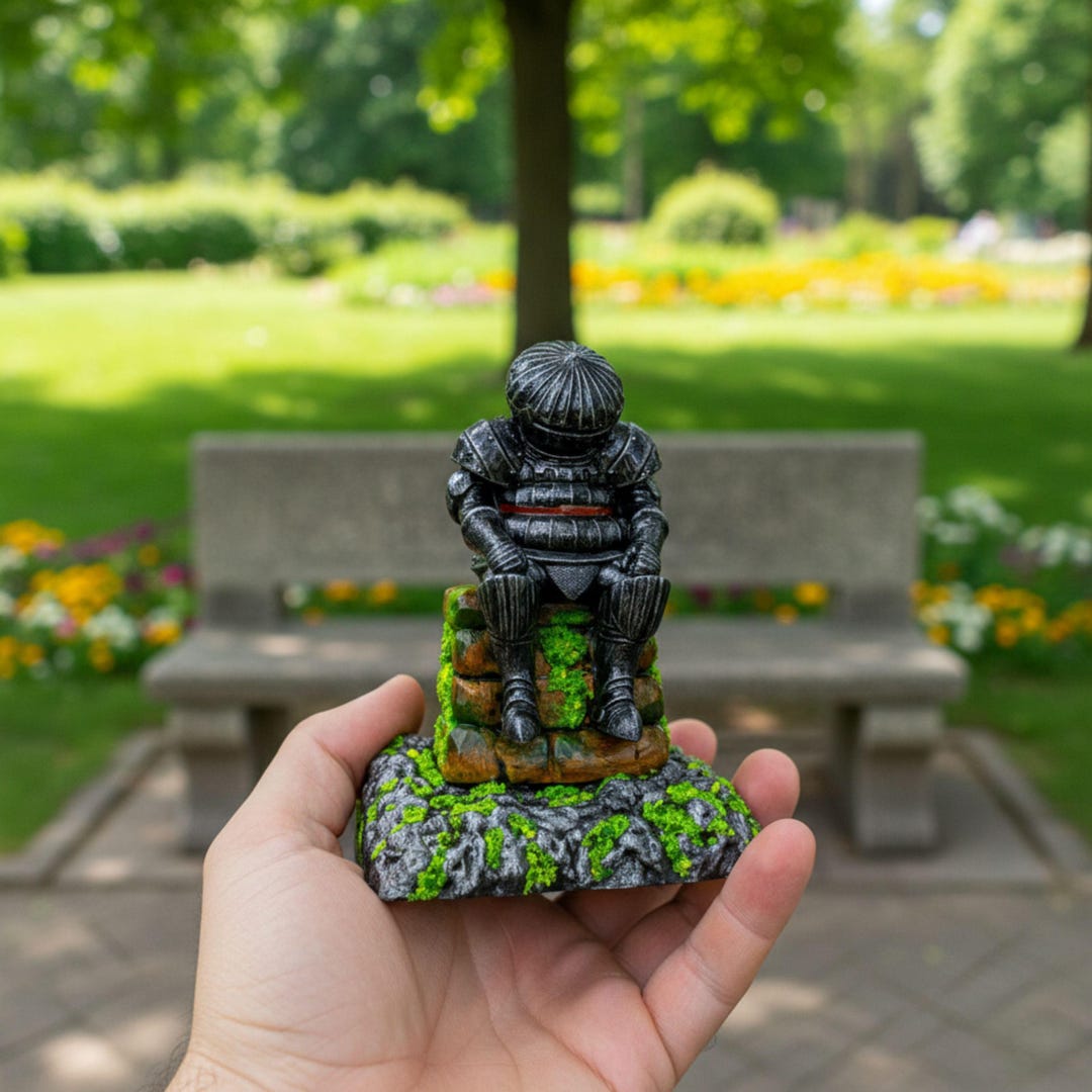Handcrafted Medieval Knight Figure – Resin Onion Warrior Miniature ...