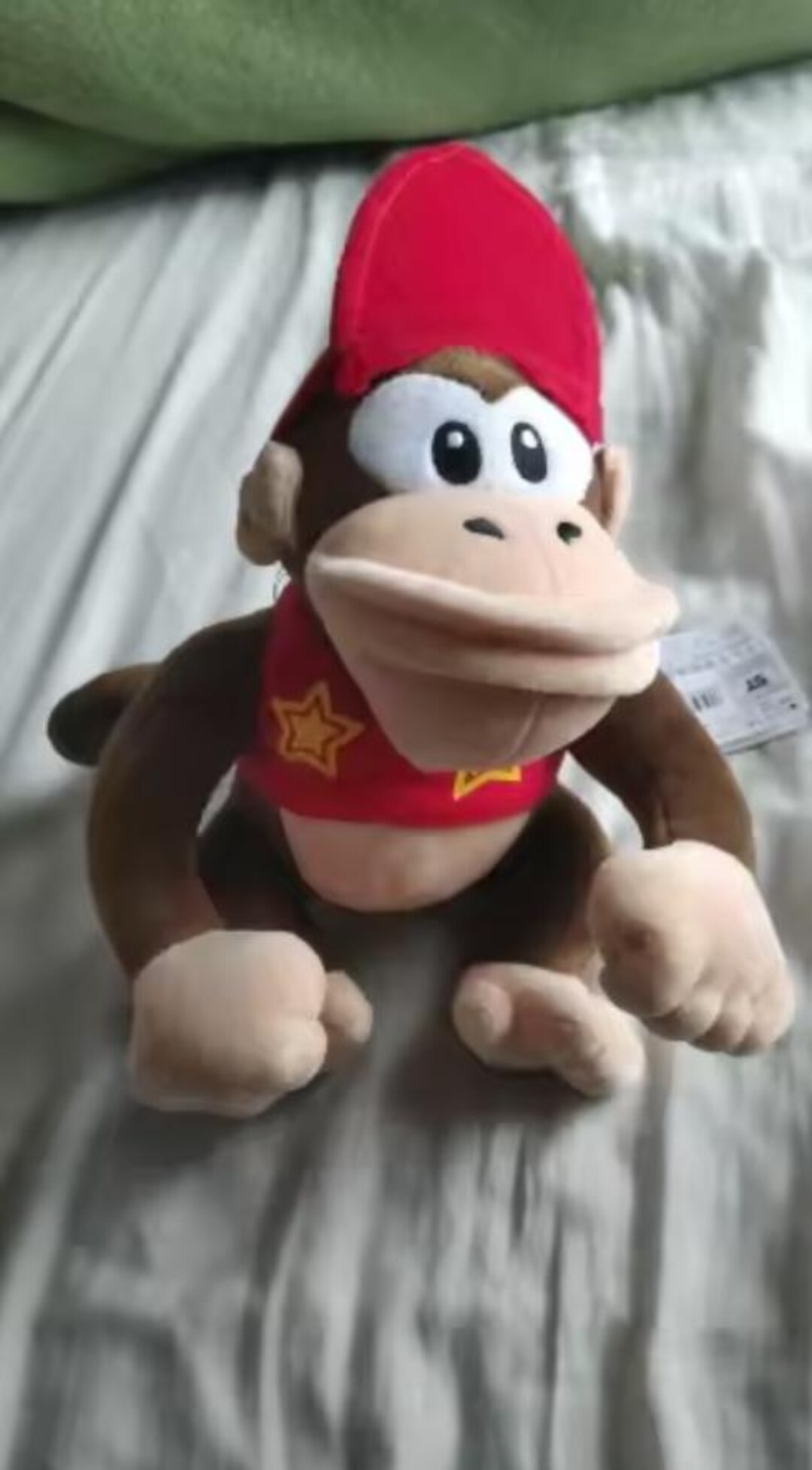 19cm Diddy Kong Plush Toy – Cute Brown Monkey Stuffed Doll With Red Cap ...