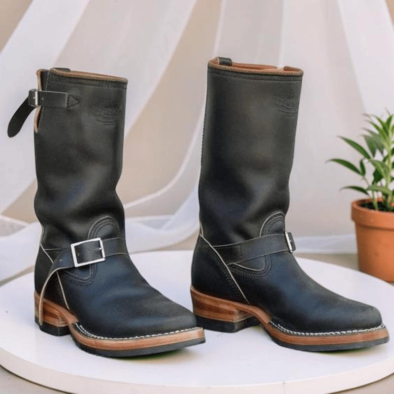 Engineer Vintage Boots - Etsy