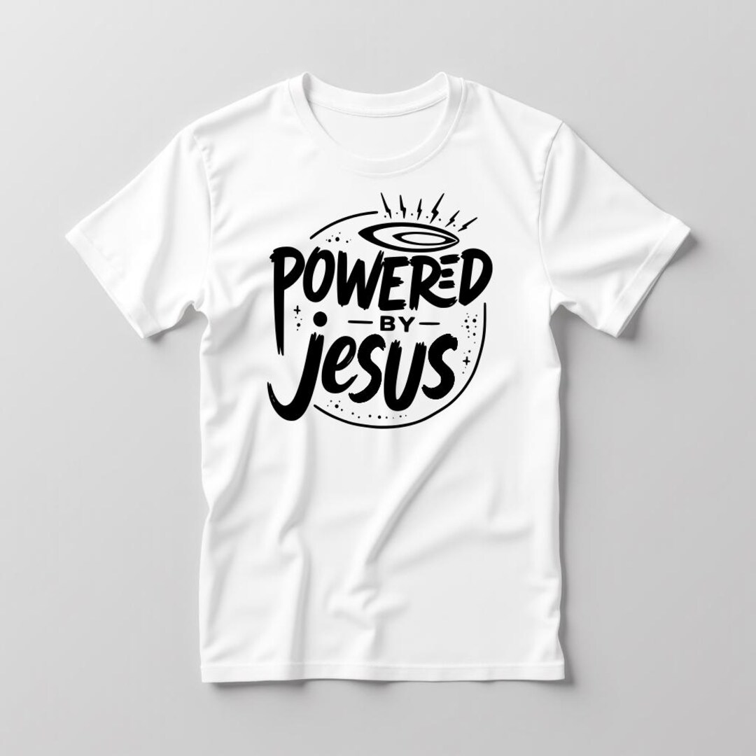 Powered by Jesus SVG File for Cricut and Silhouette - Etsy