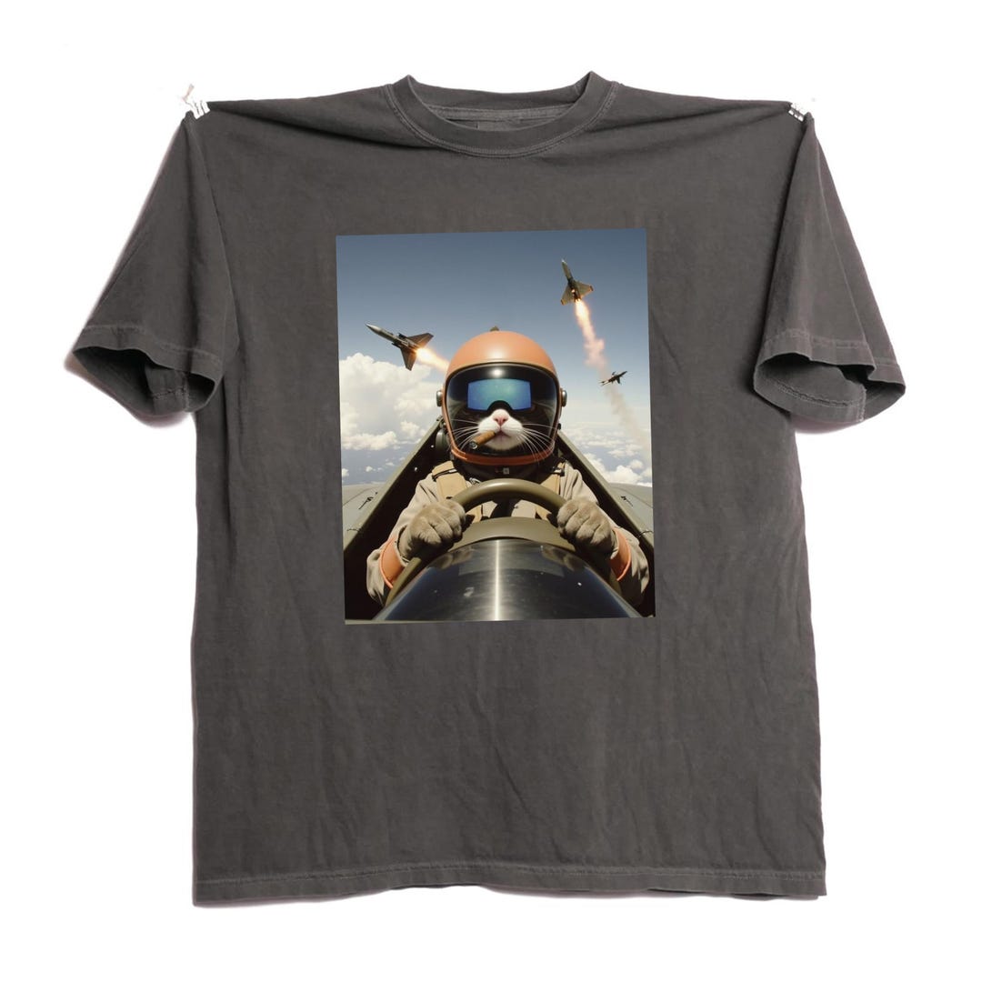 Pilot Cat PNG, Fighter Jet Cat Meme Art, Cool Aviator Cat Illustration ...