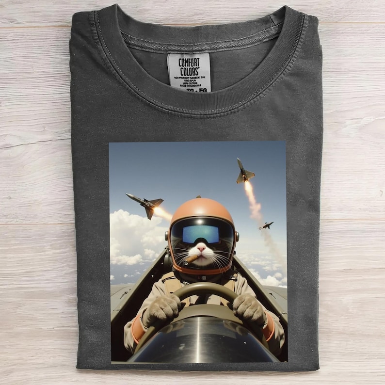 Pilot Cat PNG, Fighter Jet Cat Meme Art, Cool Aviator Cat Illustration ...