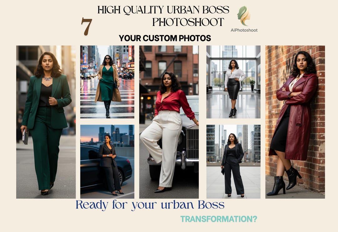 Personal Branding AI Photoshoot | 7 Custom Photos for Instagram ...