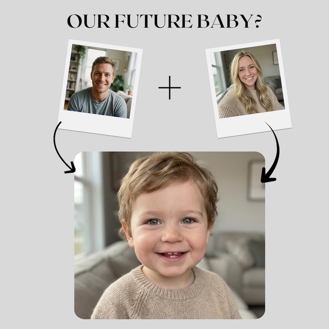 See Your Future Child | Combine Mom and Dad Photos | AI Image ...