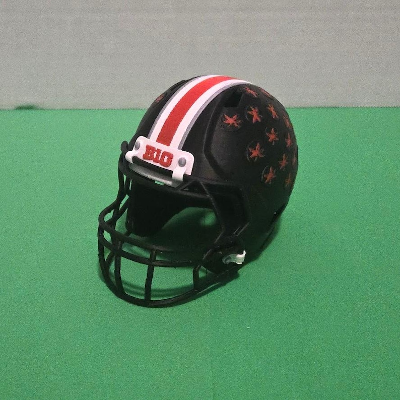 Ohio State Buckeyes Mini Football Helmet – 3D Printed OSU Helmet ...