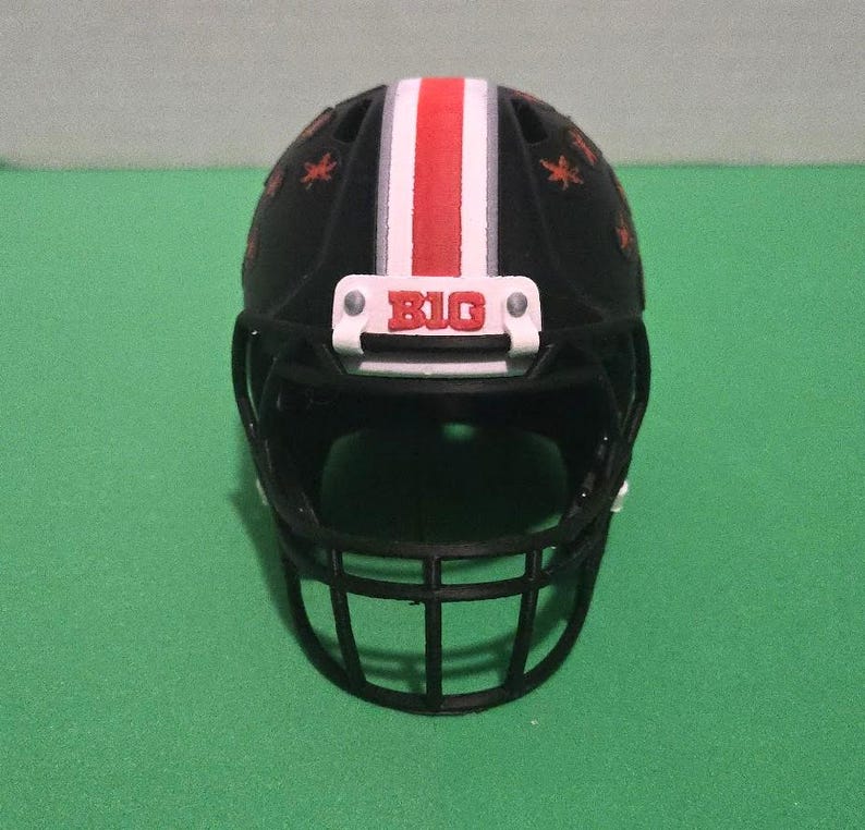 Ohio State Buckeyes Mini Football Helmet – 3D Printed OSU Helmet ...