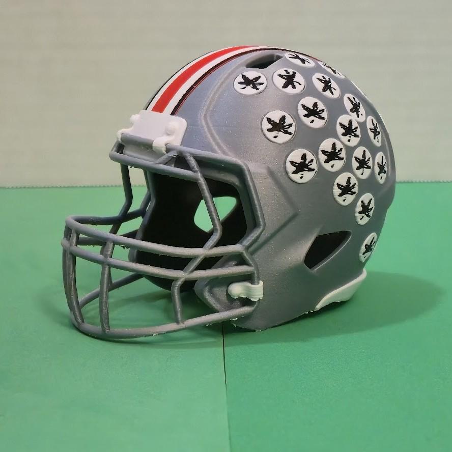 Ohio State Buckeyes Mini Football Helmet – 3D Printed OSU Helmet ...