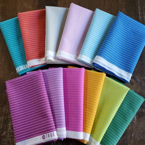Tula Pink All Stars Stripes Fat Quarter Bundle Set - Etsy