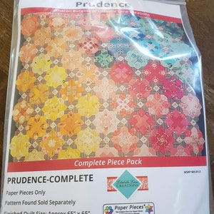 Lilabelle Lane Creations Prudence Quilt EPP Kit English Paper Piecing by Paper Pieces - Etsy