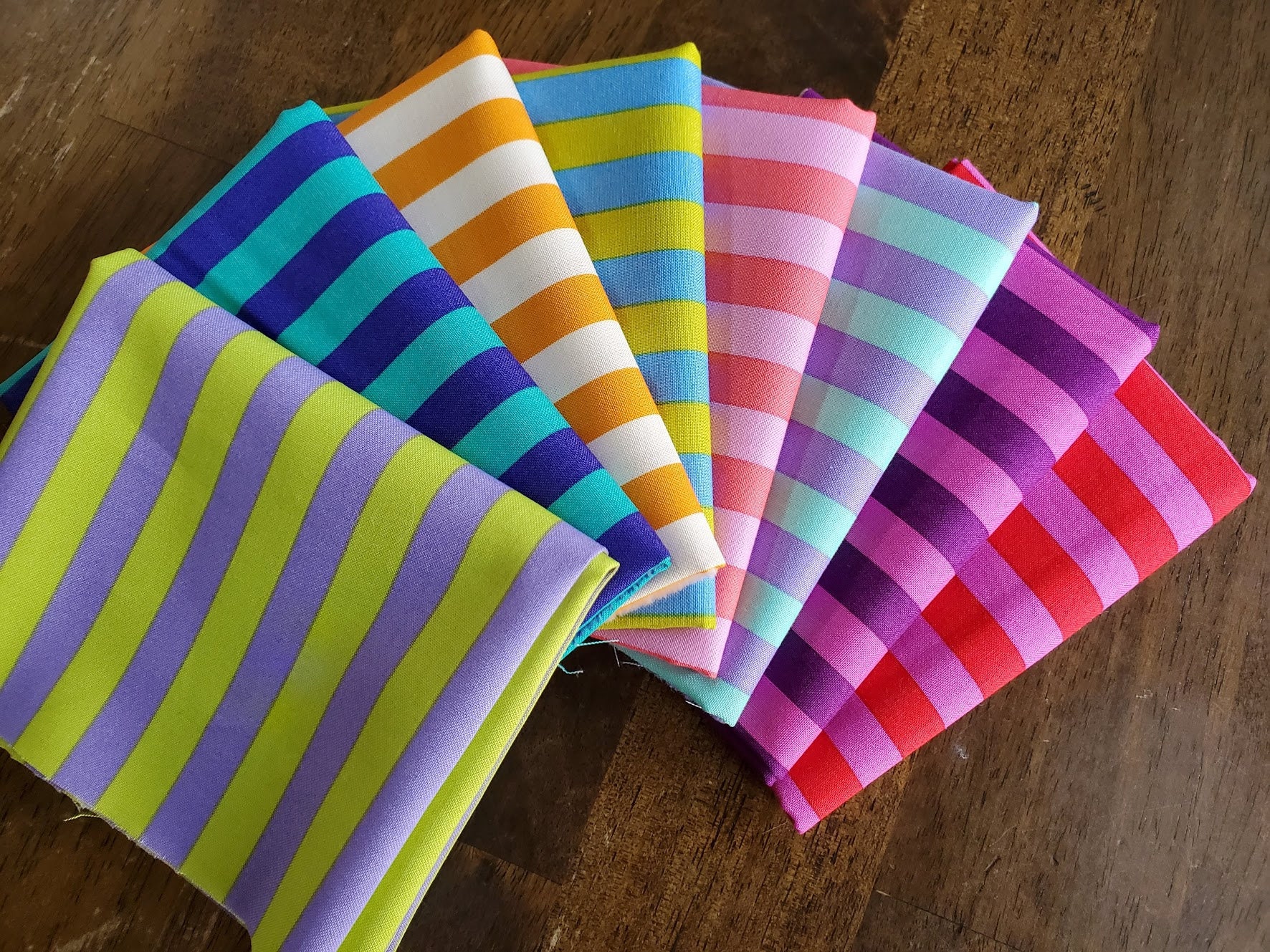 Tula Pink All Stars Stripes Fat Quarter Bundle Set - Etsy